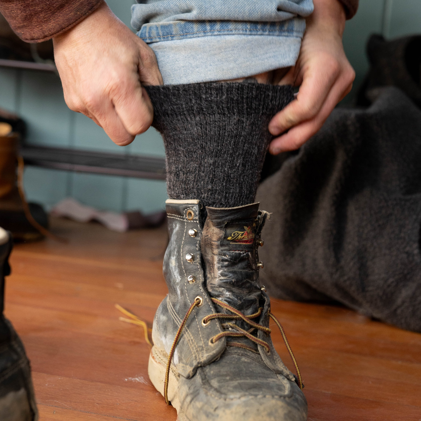 American Made Alpaca | USA-Made Work Socks That Take Work Seriously