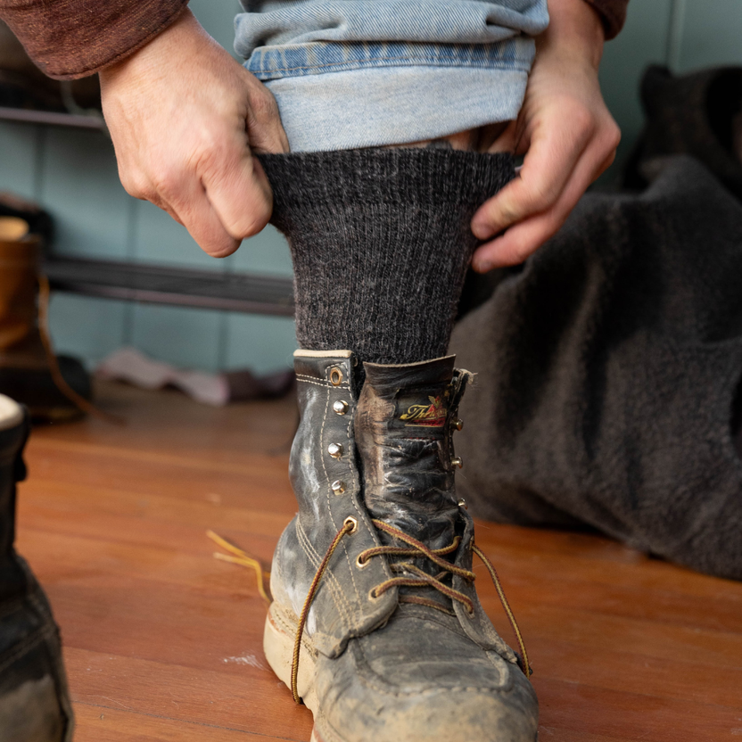Bob Heavy Weight Calf Height Boots – American Made Alpaca