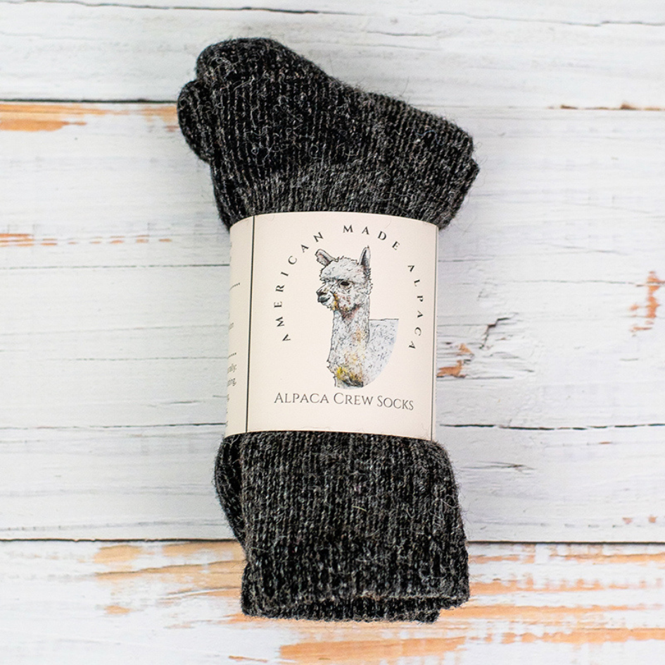 Alpaca Crew Socks – American Made Alpaca