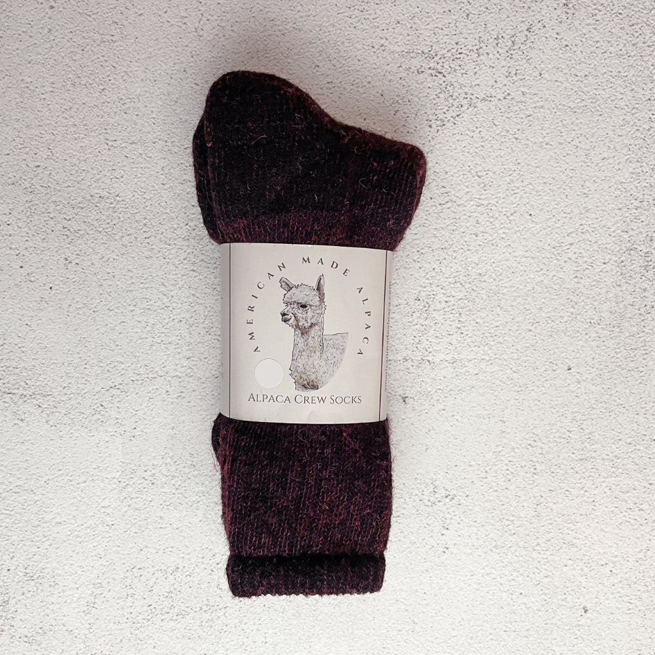 Alpaca Crew Socks – American Made Alpaca